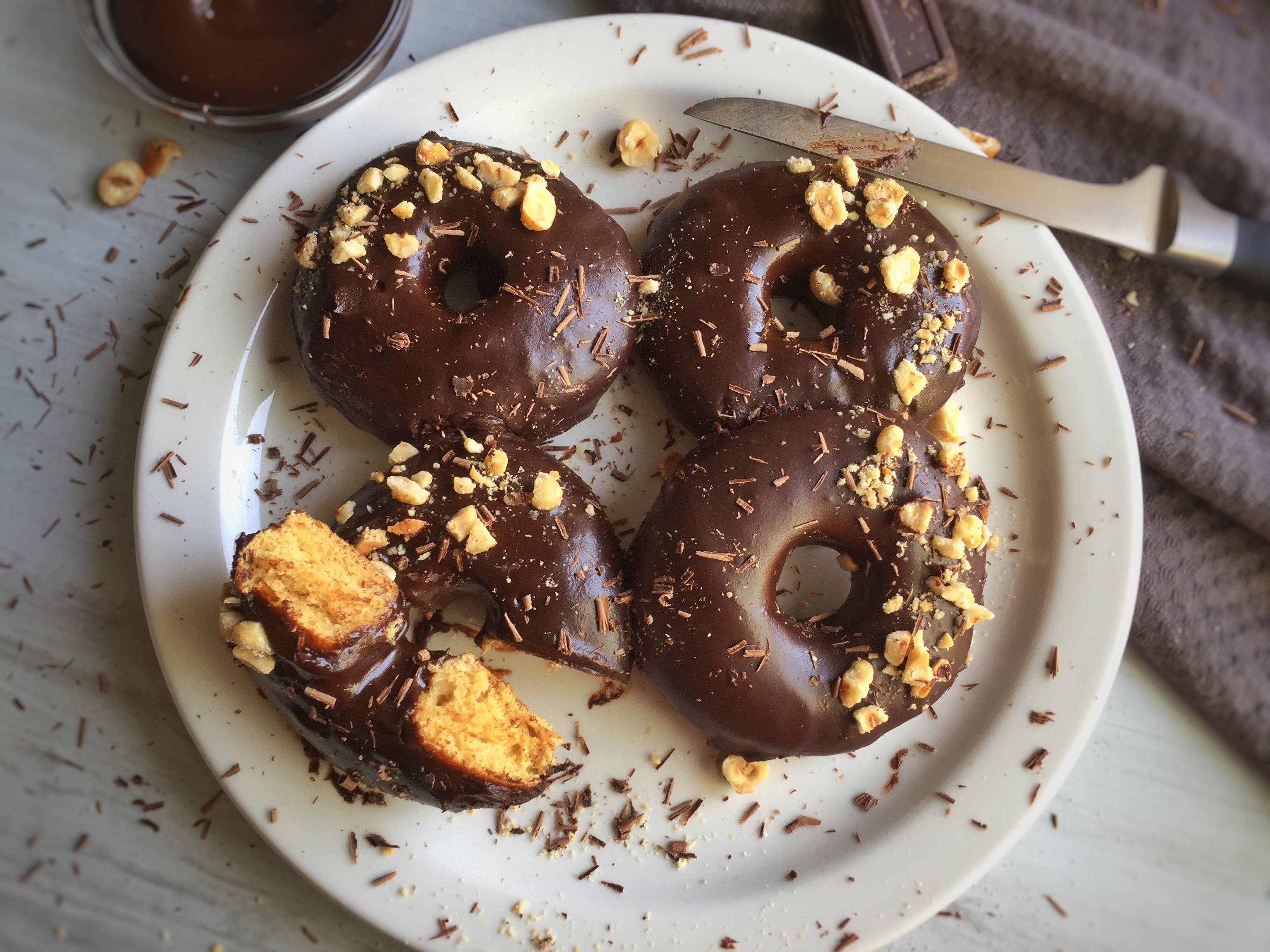 Dessert Tutorial: Baked Buttermilk Donuts with Chocolate Glaze | Scrolller