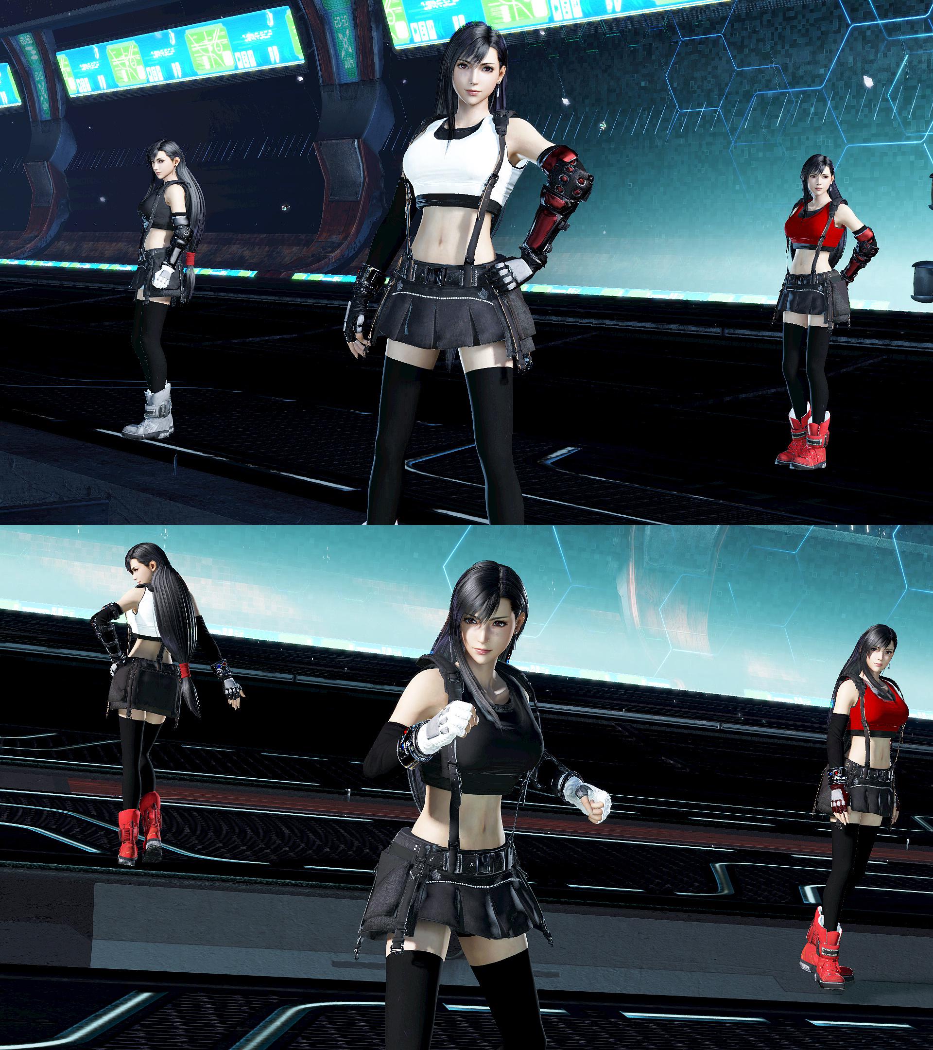 DFFNT final update for FFVII Remake Tifa outfit(Credit:Monkeygigabuster) | Scrolller