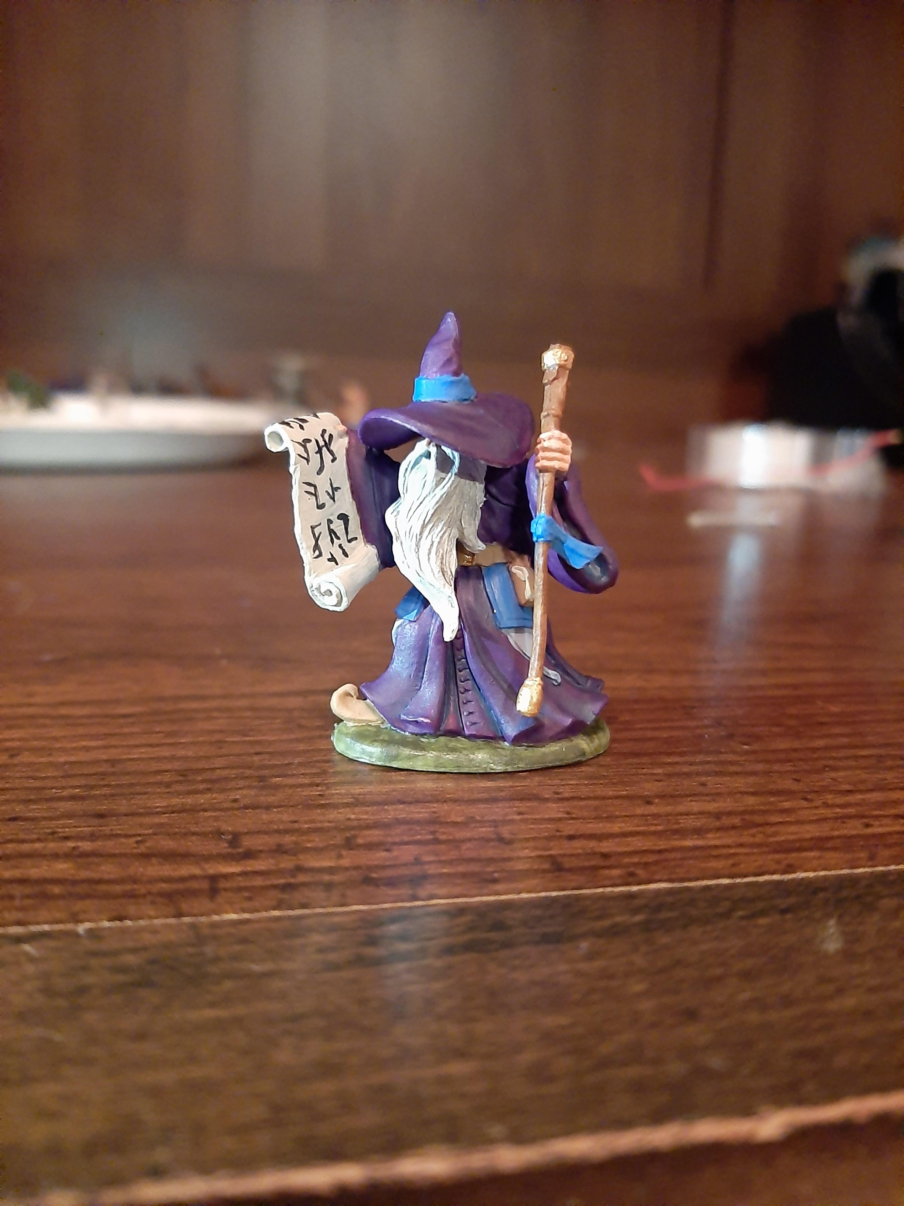 Did some free hand tiny runes on my Wizard | Scrolller