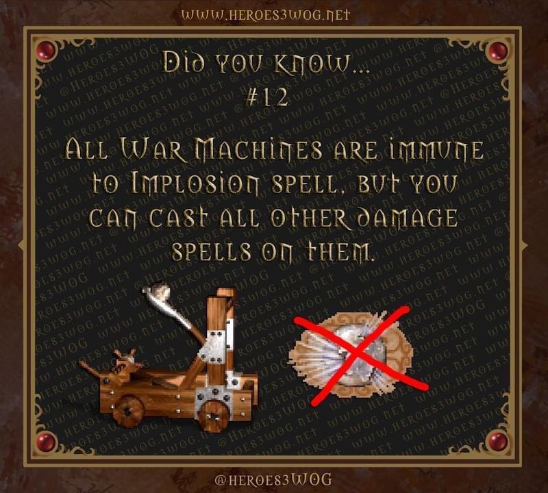 Did you know nr. 12 - War Machines Implosion immunity | Scrolller