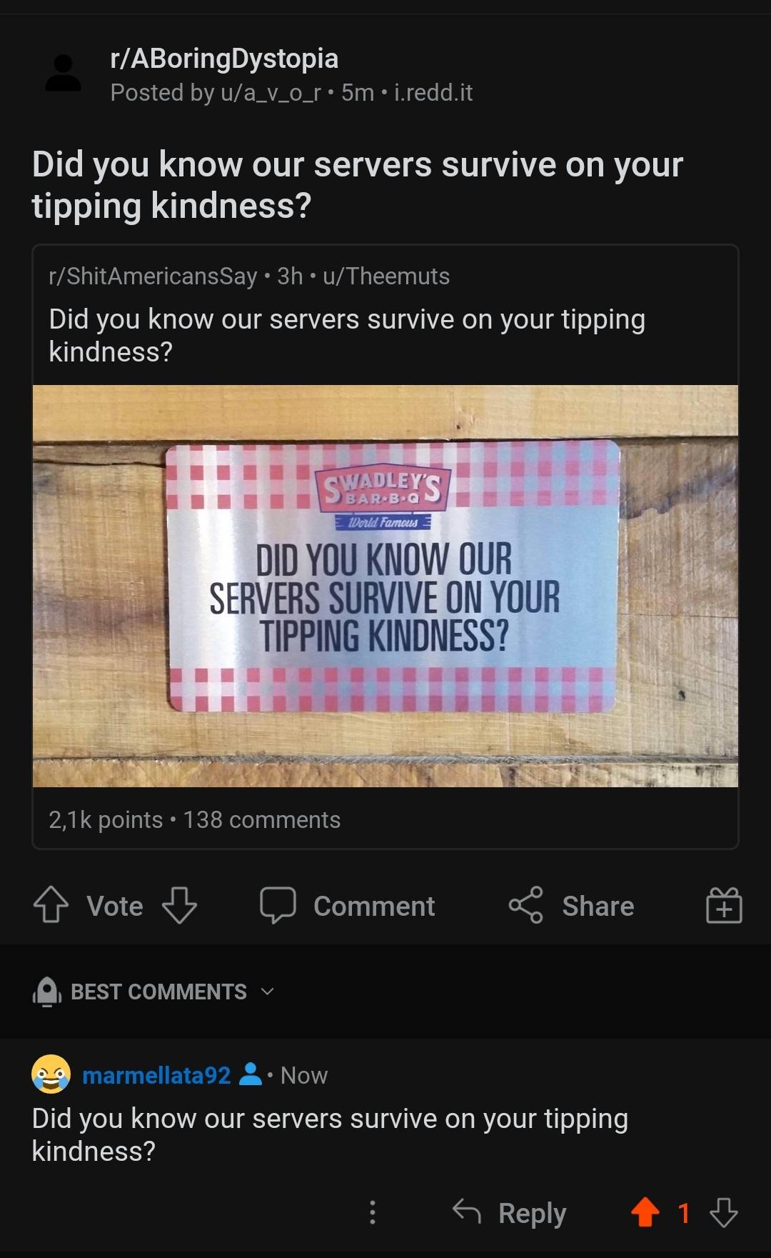 Did you know our servers survive on your tipping kindness? | Scrolller