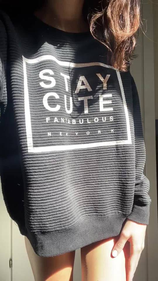 Spoiler: I’m wearing nothing under my hoodie😉 | Scrolller