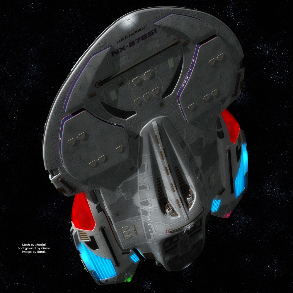 Diligent-class starship enters orbit | Scrolller