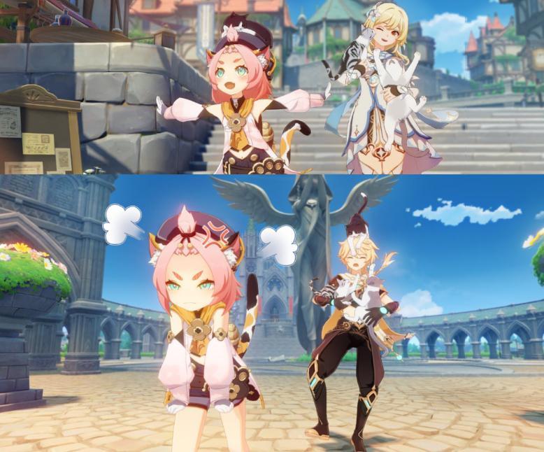 Diona hangout photos 2 different endings | Scrolller