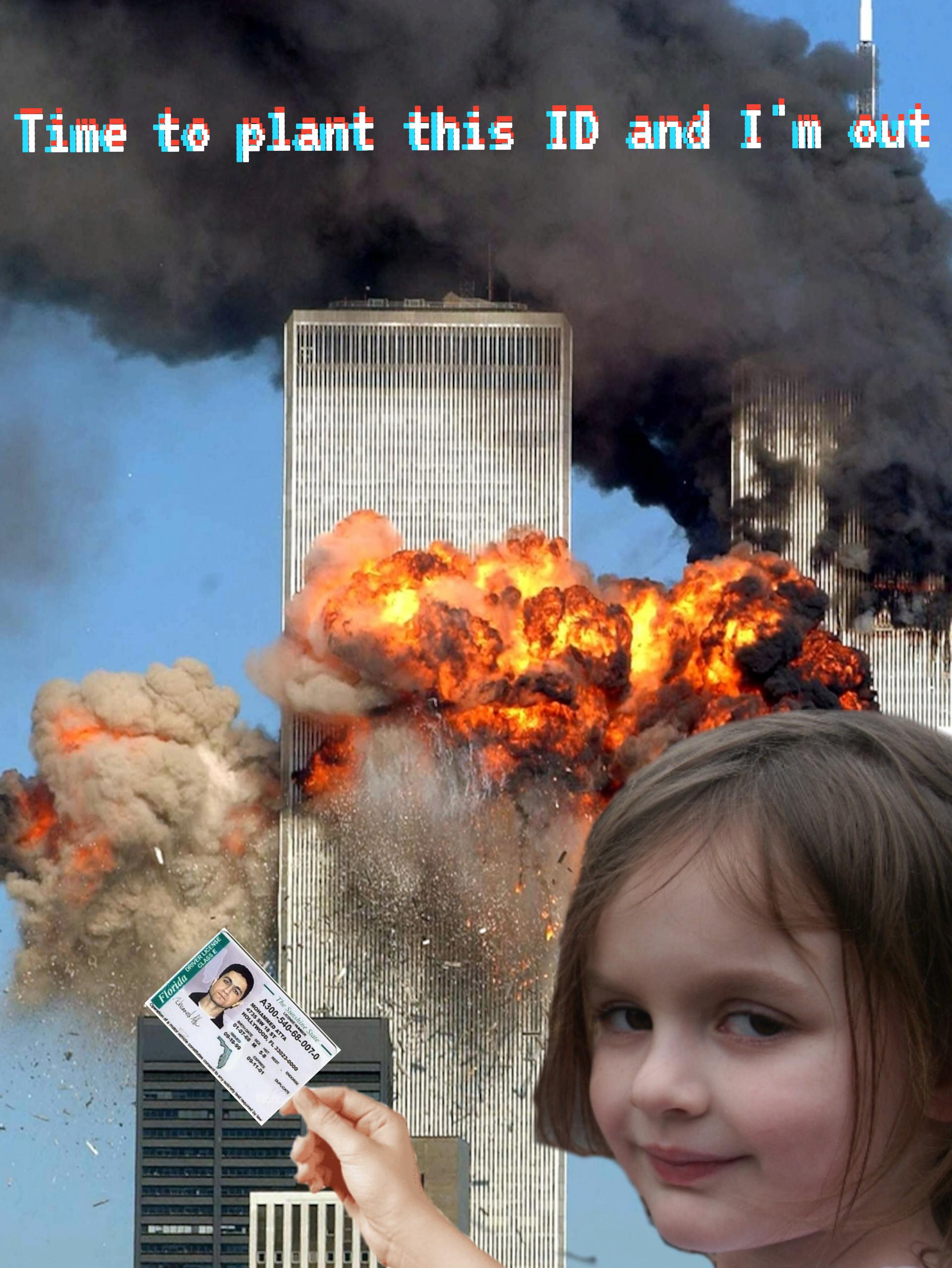 Disaster girl 911 | Scrolller