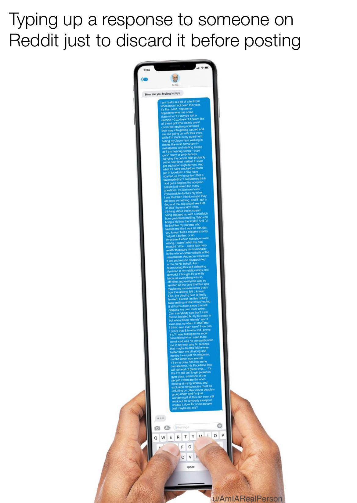 Discard comment? Yes. | Scrolller