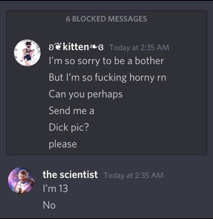 Discord wildin tonight | Scrolller