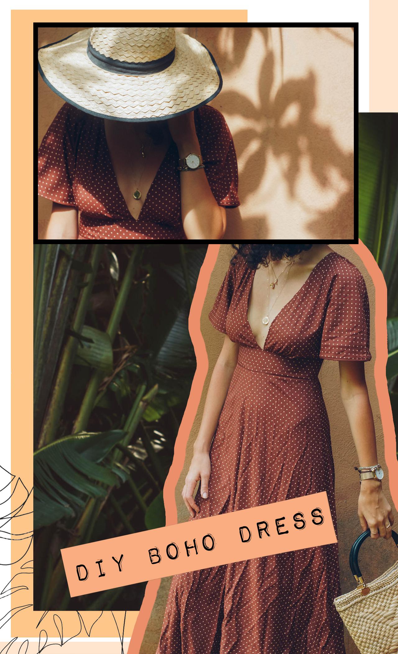 DIY Reformation inspired boho dress (self drafted tutorial) | Scrolller