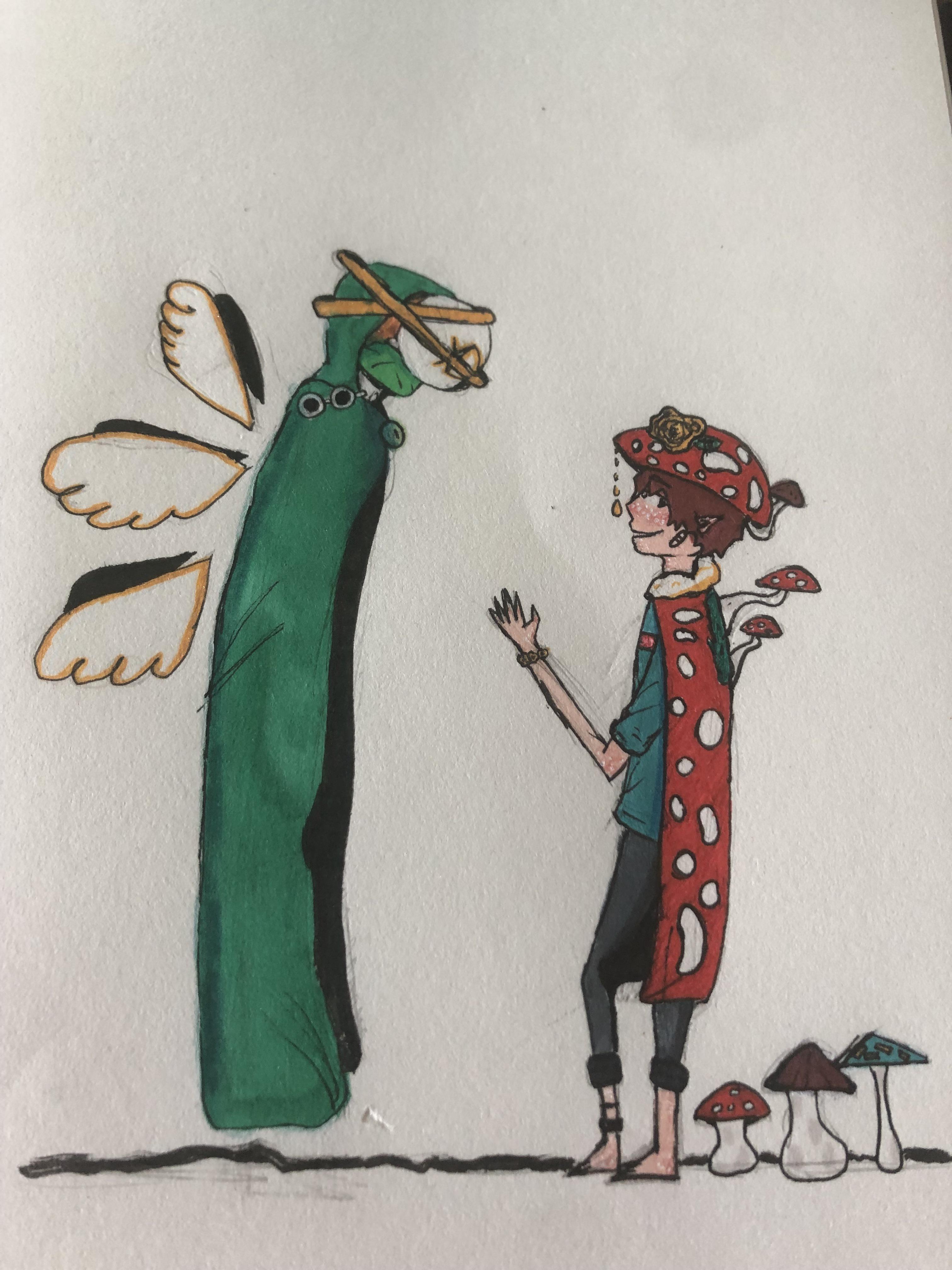 DNF fanart of X and Mushroom king :D | Scrolller