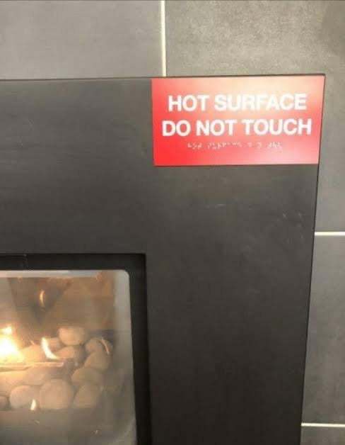 Do Not Touch sign in Braille | Scrolller