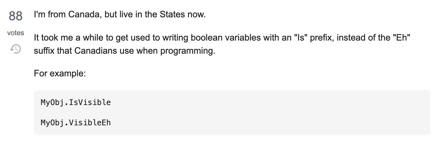 Do people in non-English-speaking countries code in English? | Scrolller