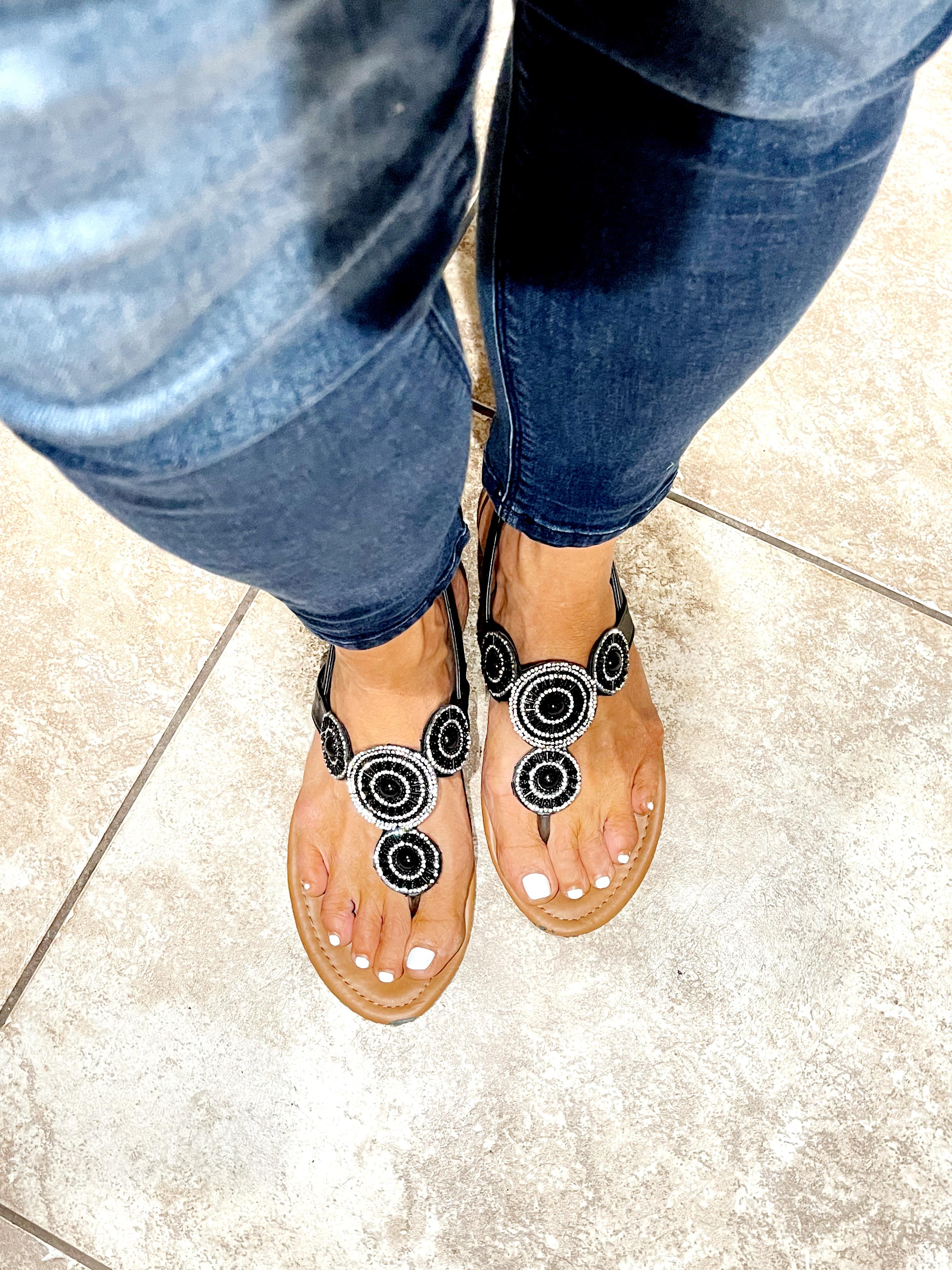 Long day in these blingy sandals! | Scrolller