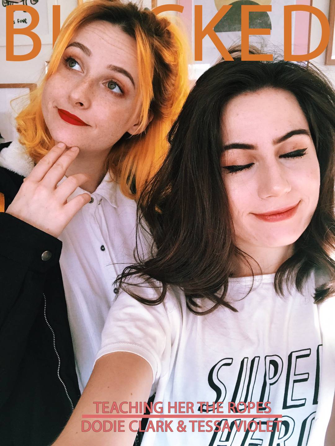 Dodie Clark And Tessa Violet For Blacked Scrolller