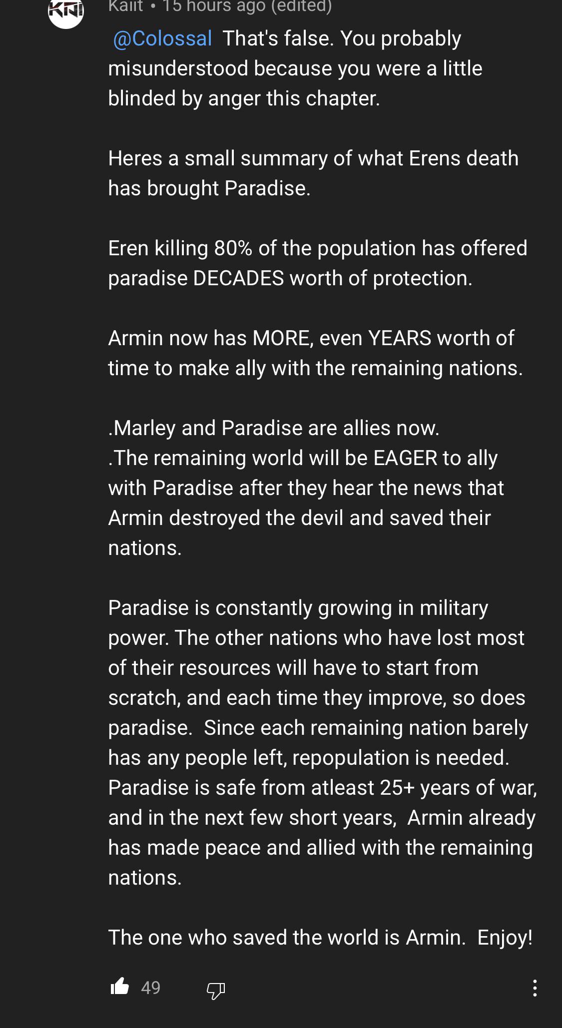 Does that make sense folks? Seems Like Ereh had a plan... | Scrolller