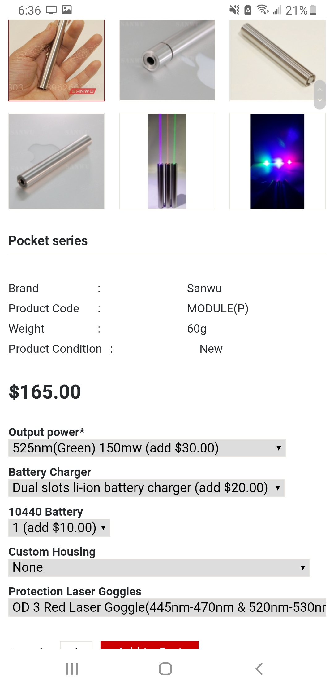 Does the specs on the glasses protect from the specs on the green laser? | Scrolller