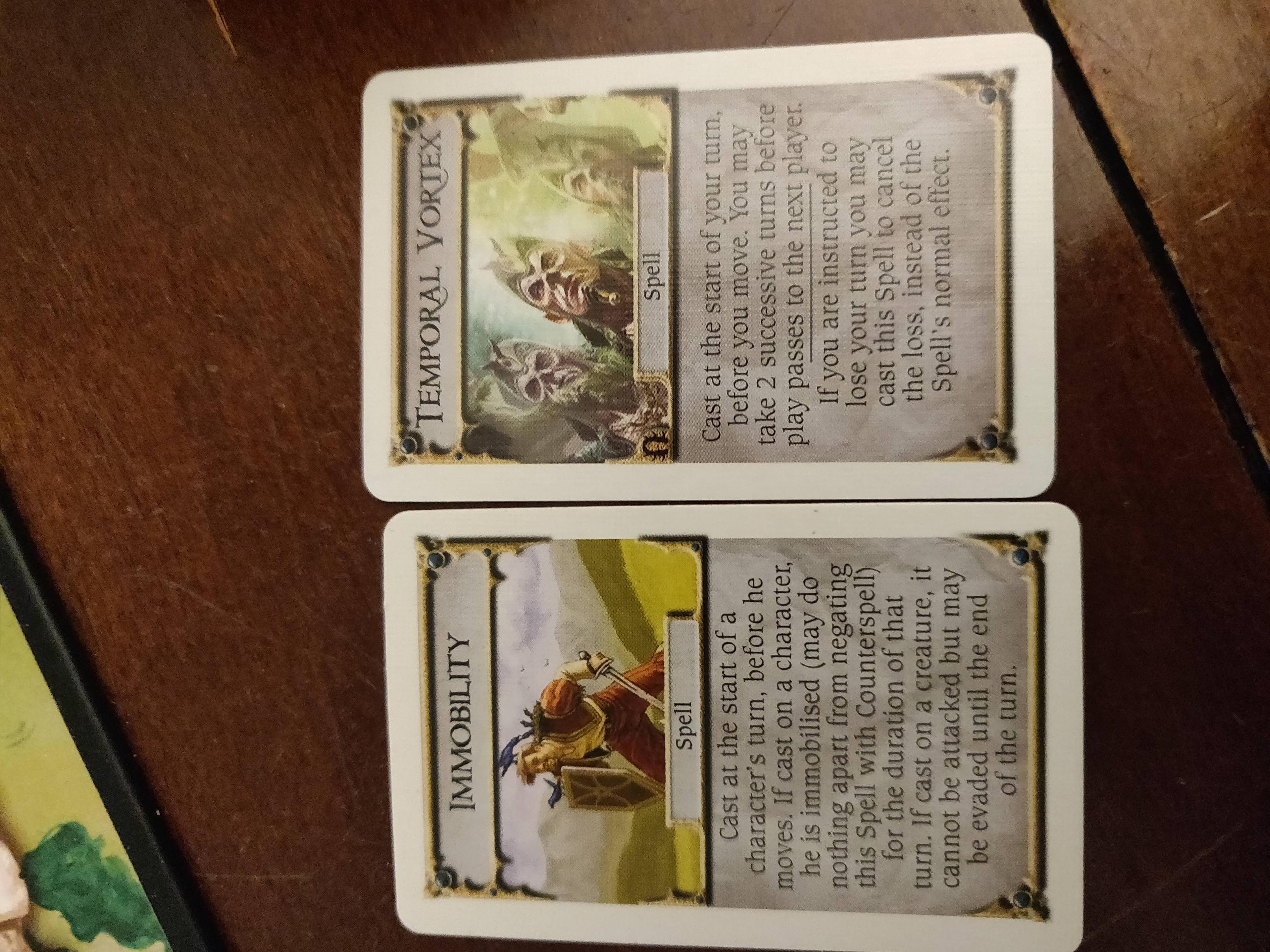 Does the temporal vortex spell negate the immobility spell? | Scrolller