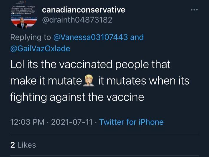 Doesn't understand how virus mutation works | Scrolller