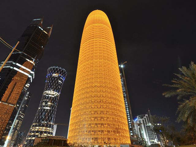Doha Office Tower ﻿with height of 232 mt was designed by Jean Nouvel. | Scrolller