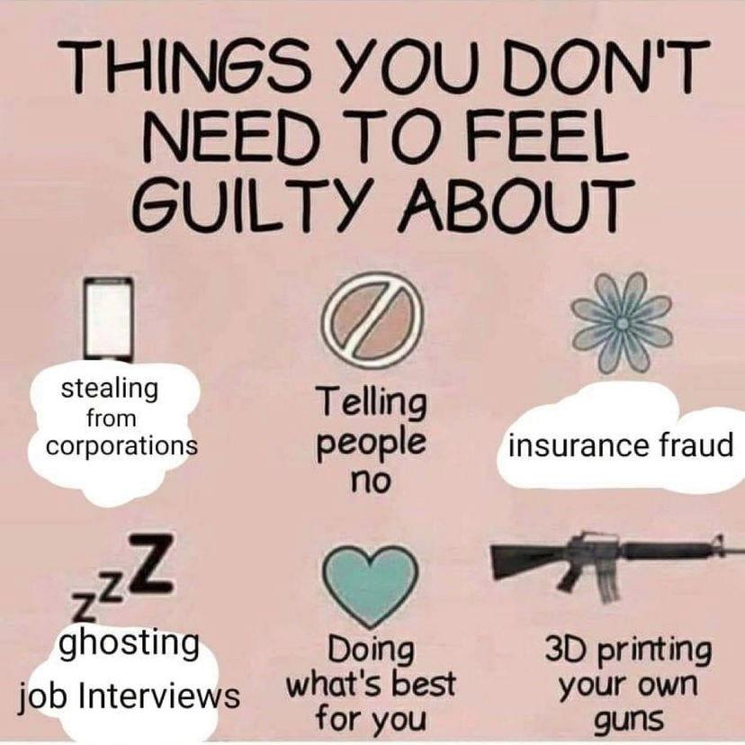 Don’t feel guilty | Scrolller