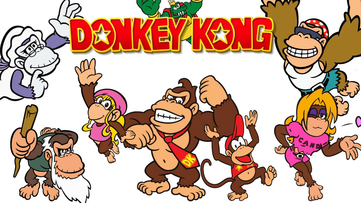 Donkey Kong Cast 2D Artwork | Scrolller