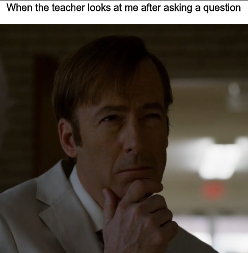 Don't interrupt my pretend thought process | Scrolller