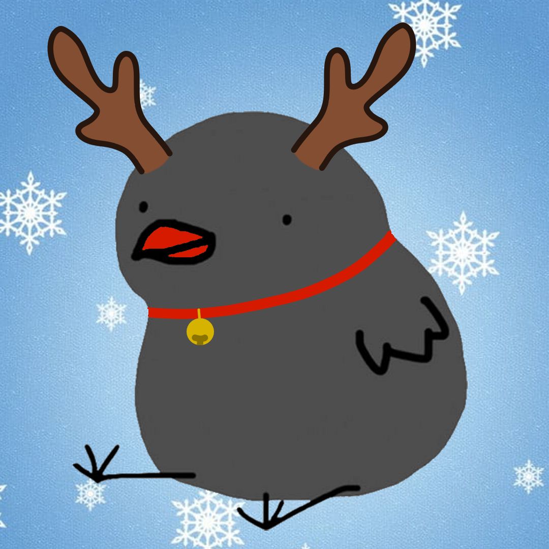 Doodle the red nosed reindeer :) | Scrolller