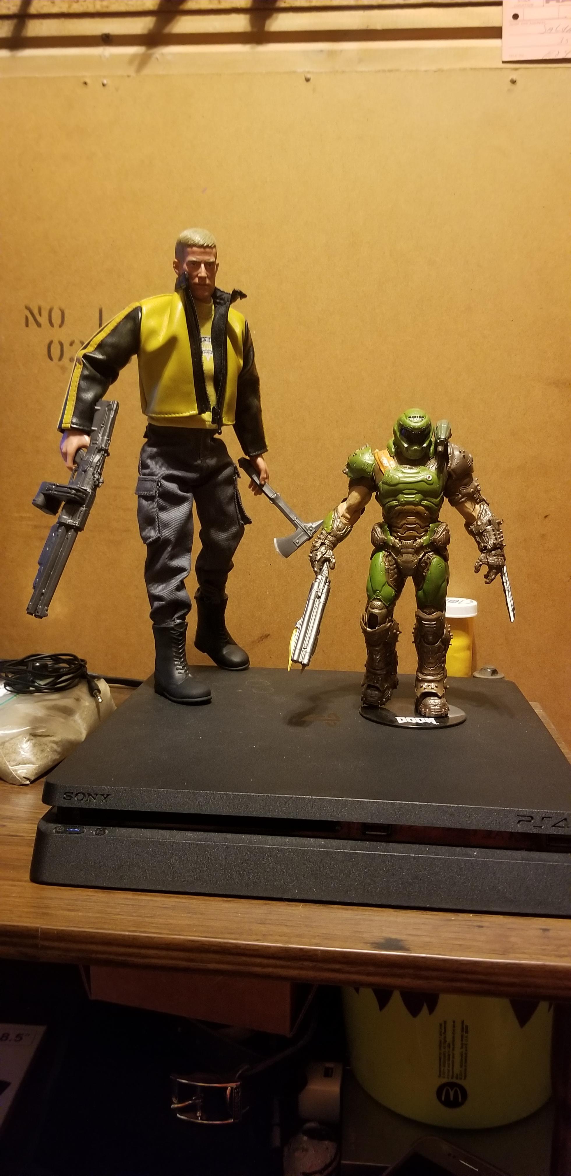 Doom guy and his great grand daddy | Scrolller