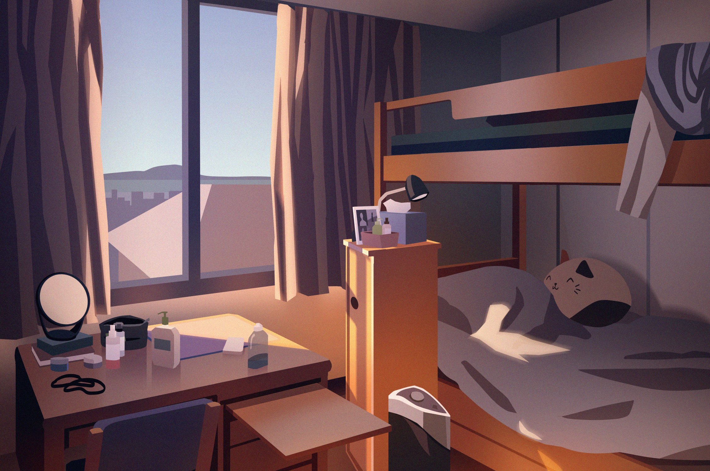 Dorm Room by Kayla Hua | Scrolller