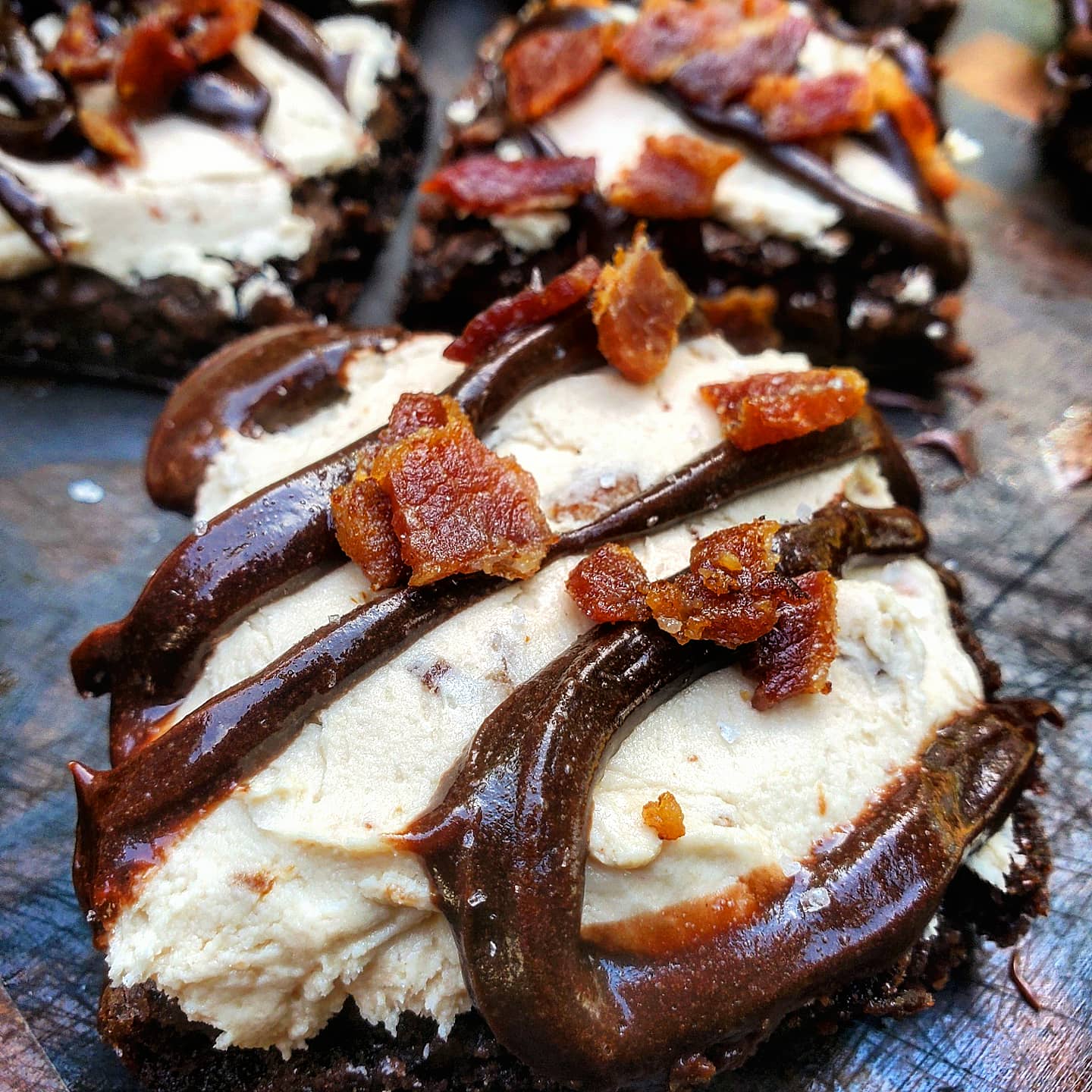 Double Chocolate Maple Bacon Brownies | Scrolller