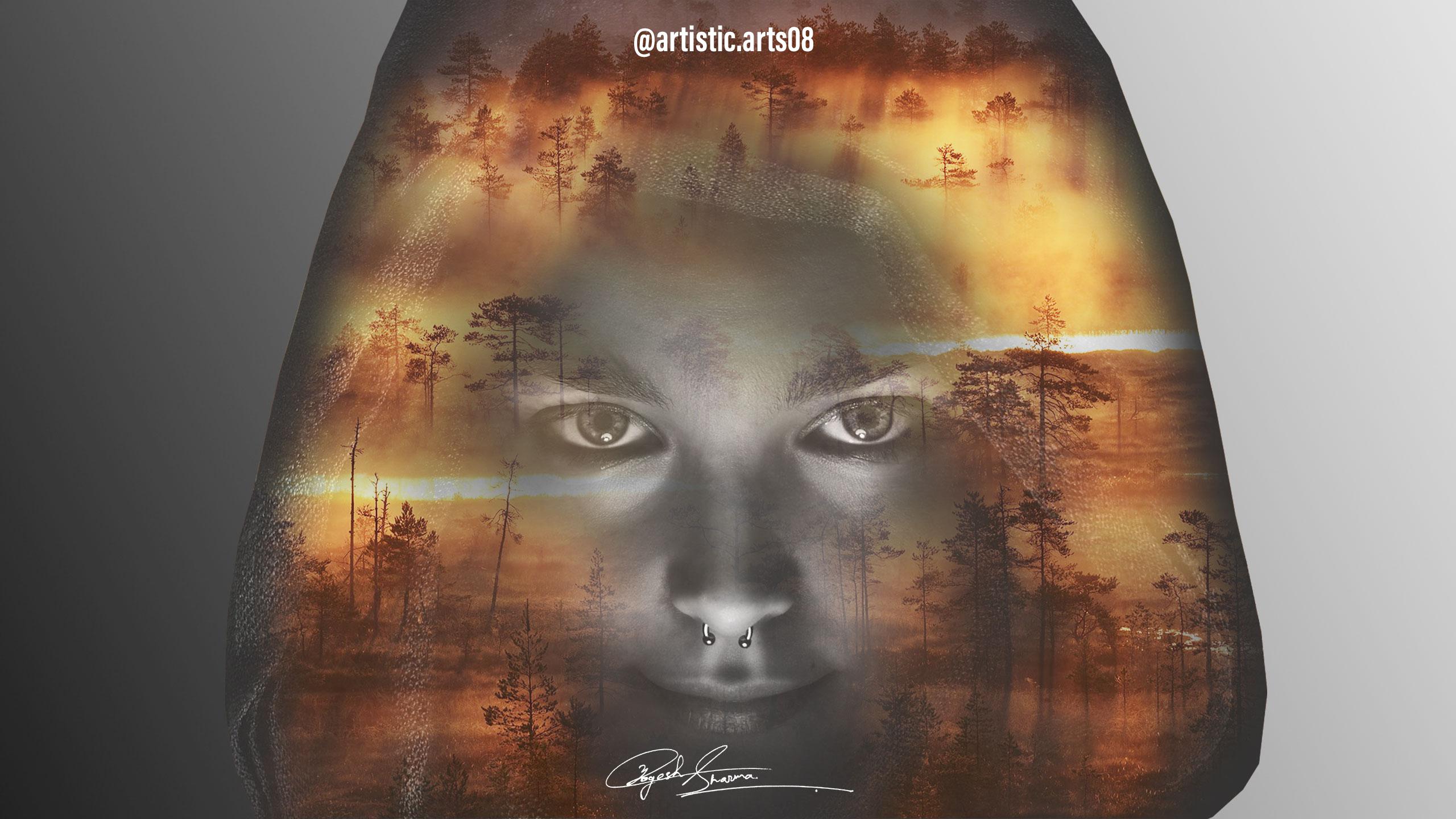 Double Exposure Effect (Photoshop) | Scrolller