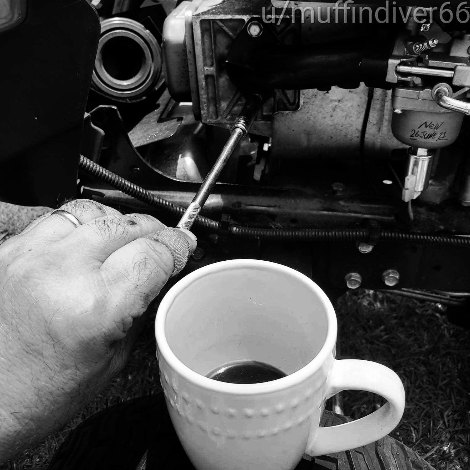 Double shot of espresso. Engine trouble. #nakedmechanics | Scrolller