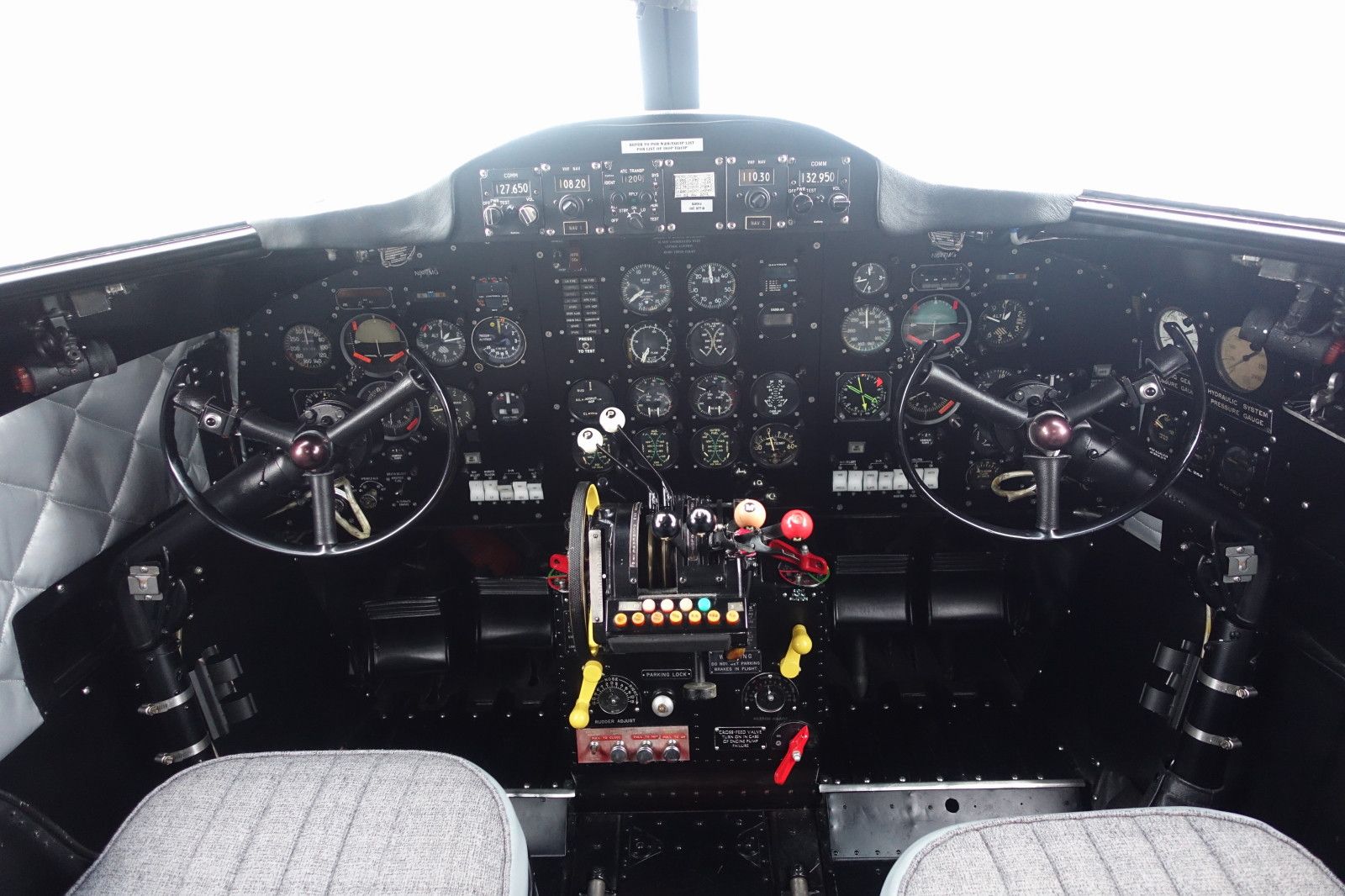 Douglas DC 3 Cockpit At The Historic Flight Foundation In Mukilteo WA