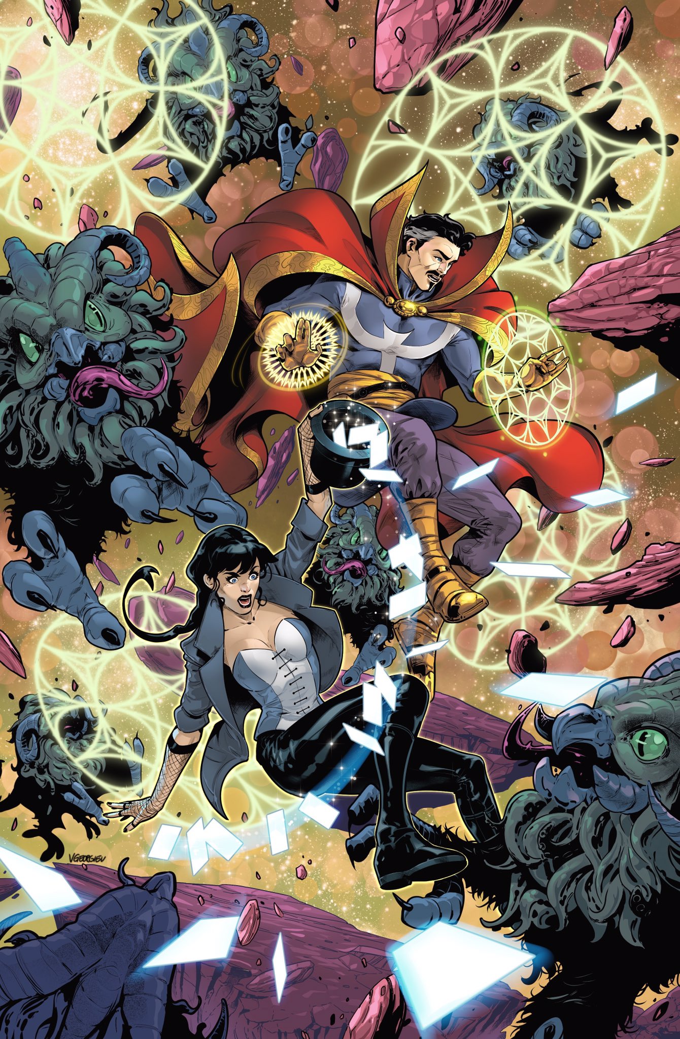 Dr. Strange and Zatanna by Vasco Georgiev. | Scrolller