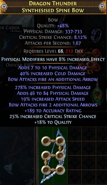 Dragon Thunder - The unfortunate tale of possibly the most expensive craft in recent PoE history ...