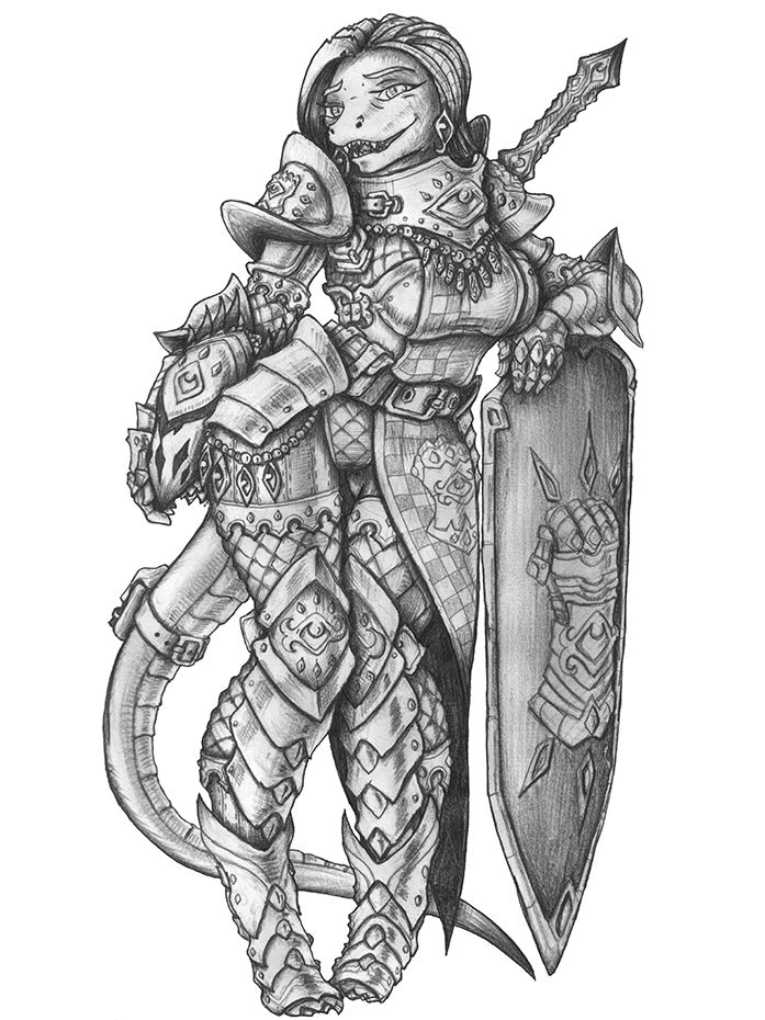 Dragonborn Paladin | Scrolller