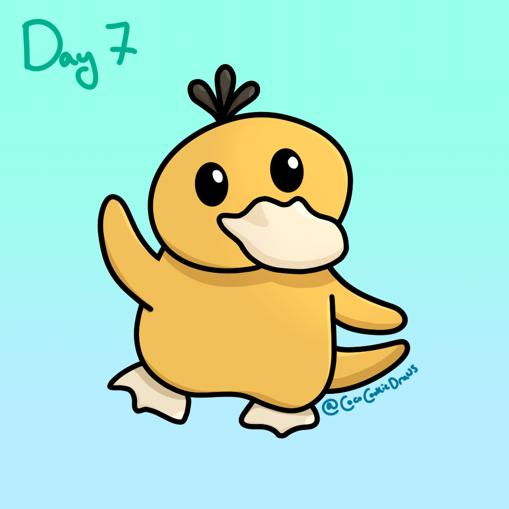 Drawing Smol Pokémon every day: Day 7, Psyduck | Scrolller