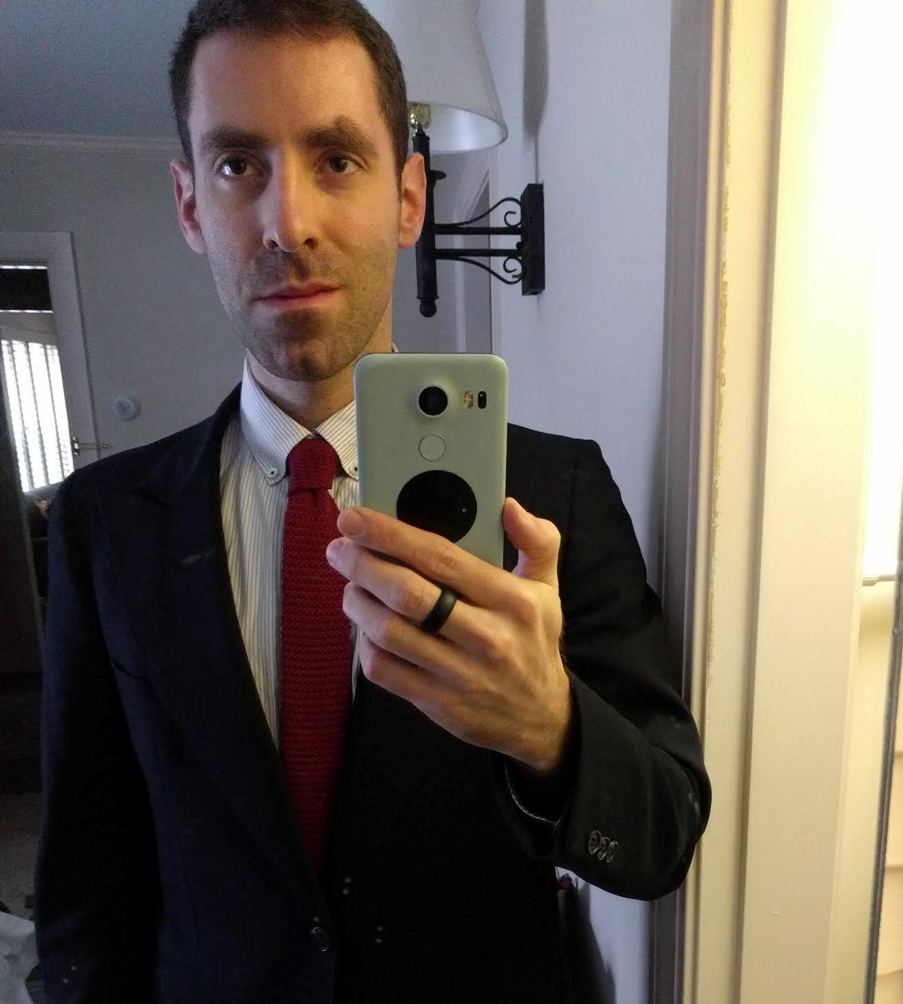 Dressed up for a job interview last year | Scrolller