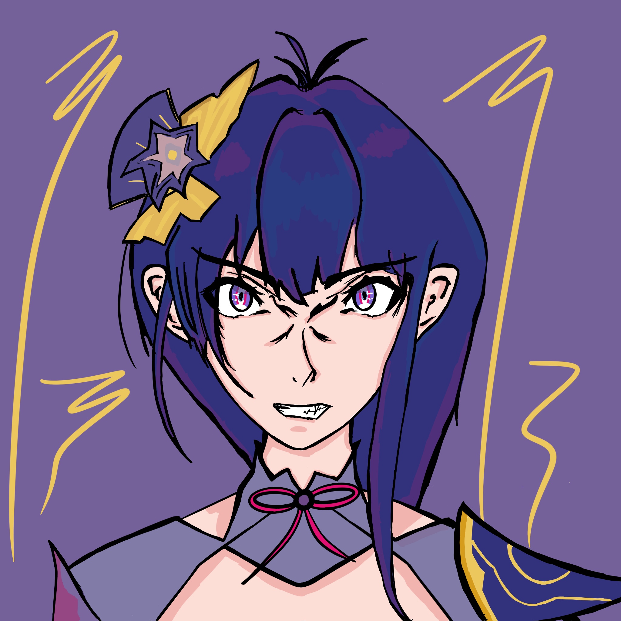 Drew an angry Baal | Scrolller