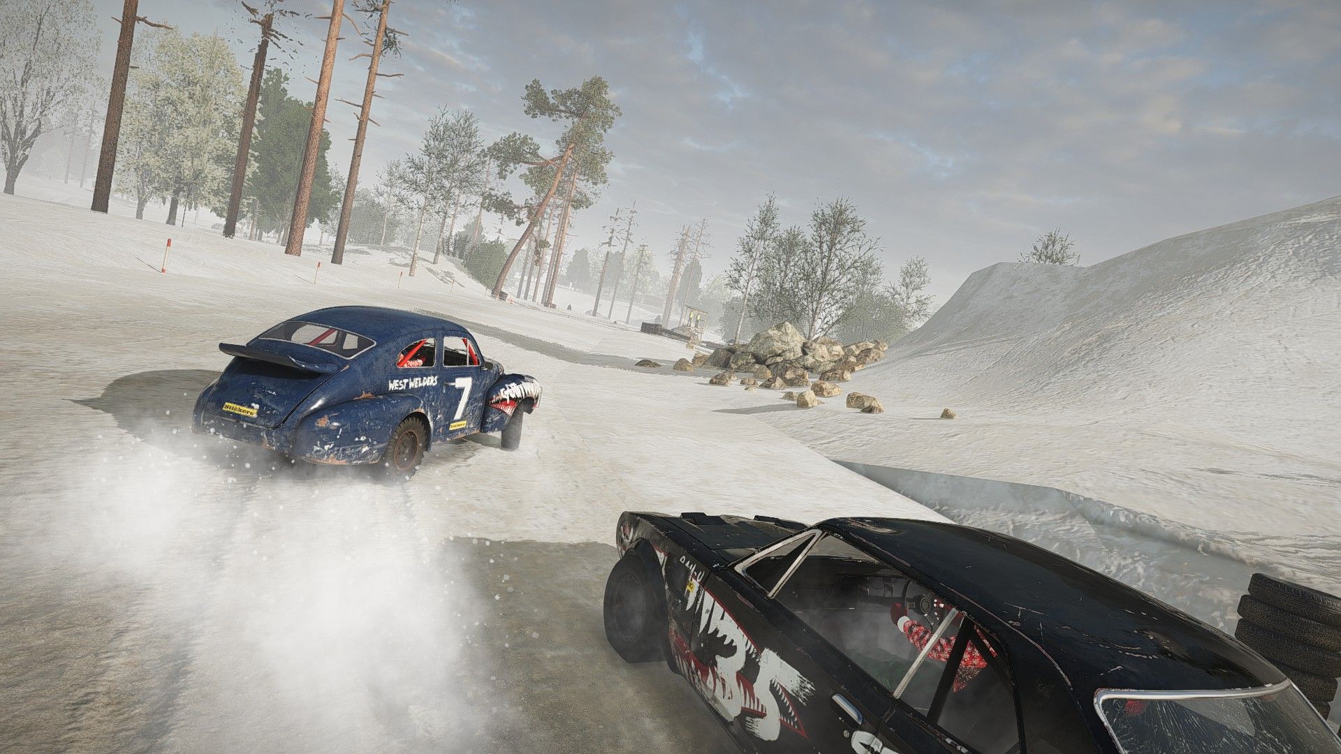 Drifting in the snow | Scrolller