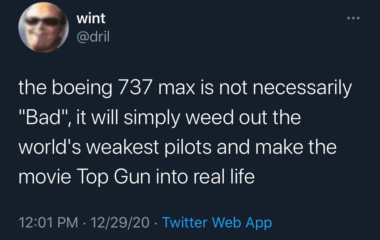 Dril on the 737 MAX | Scrolller