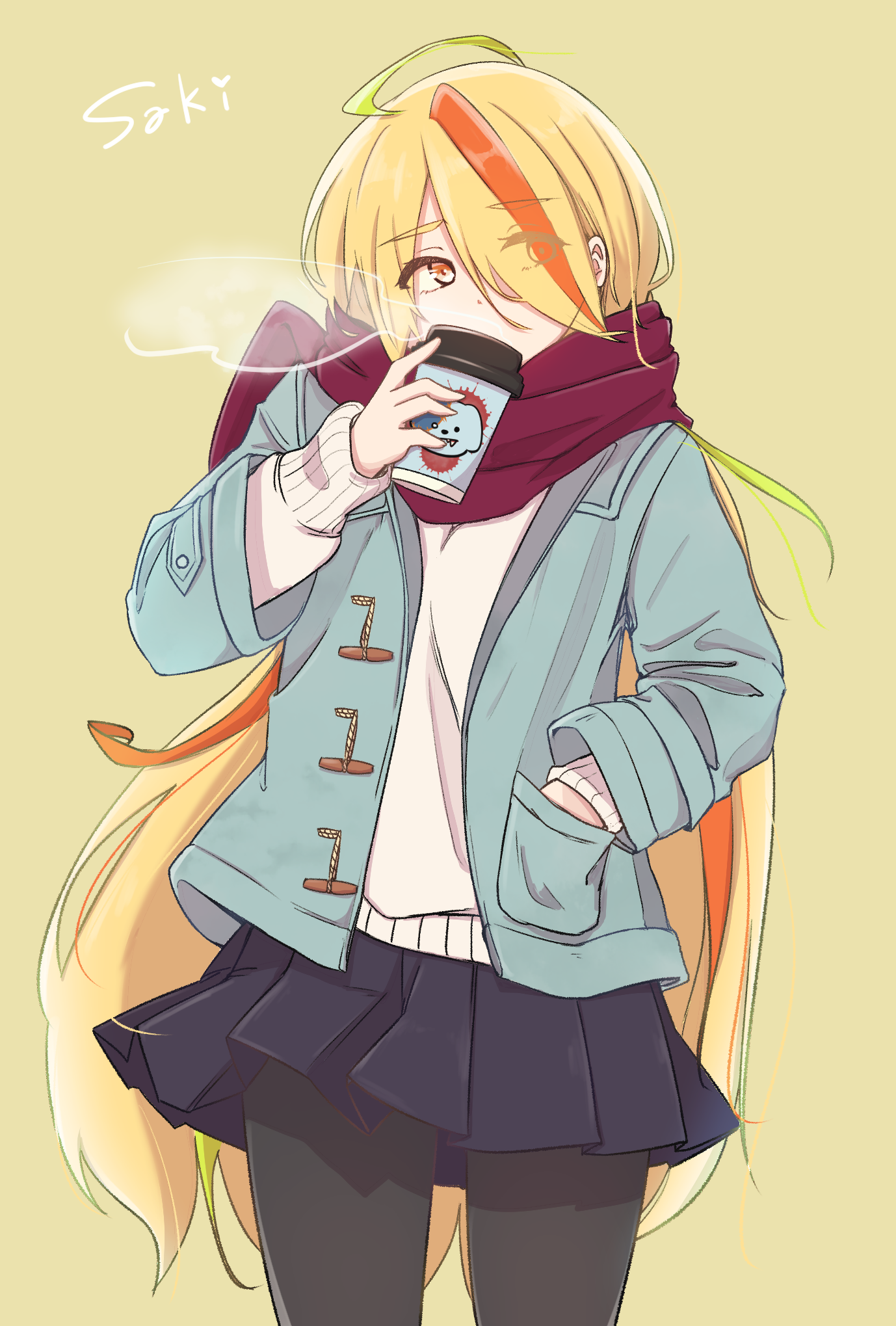 Drinking coffee | Scrolller