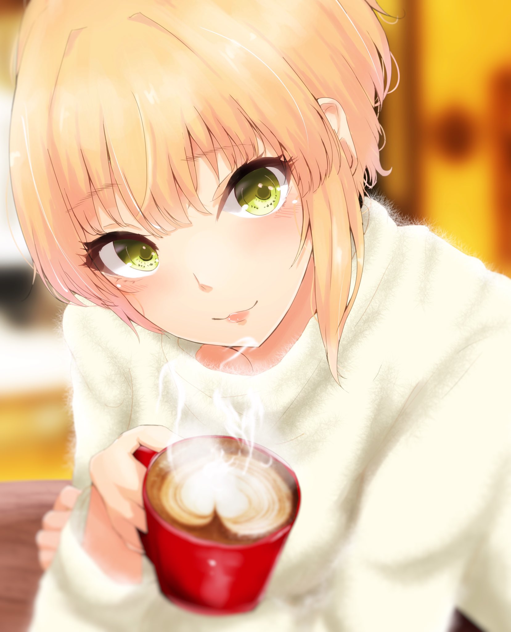 Drinking coffee [Original] | Scrolller