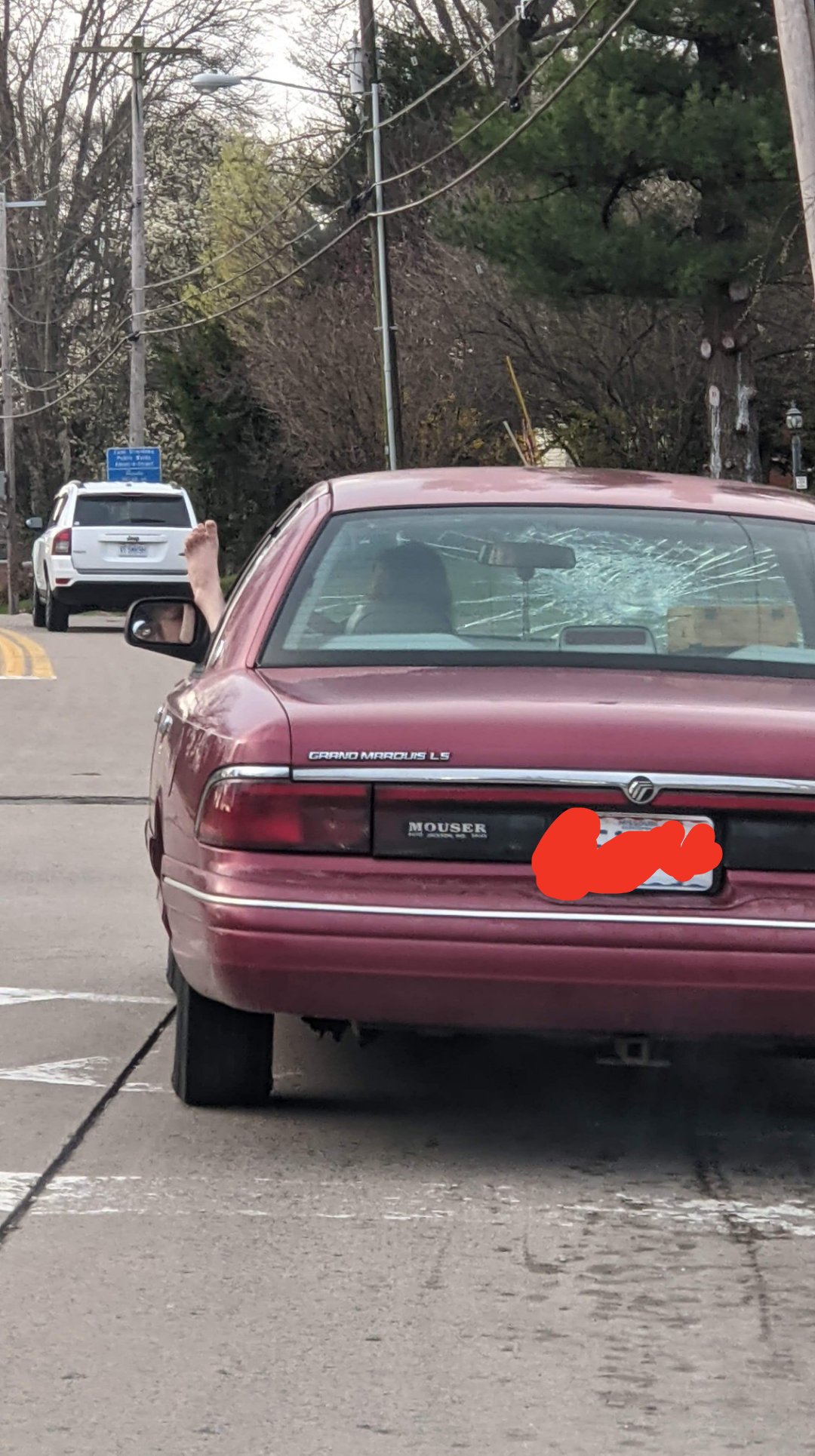 Driving with your foot out the window. | Scrolller