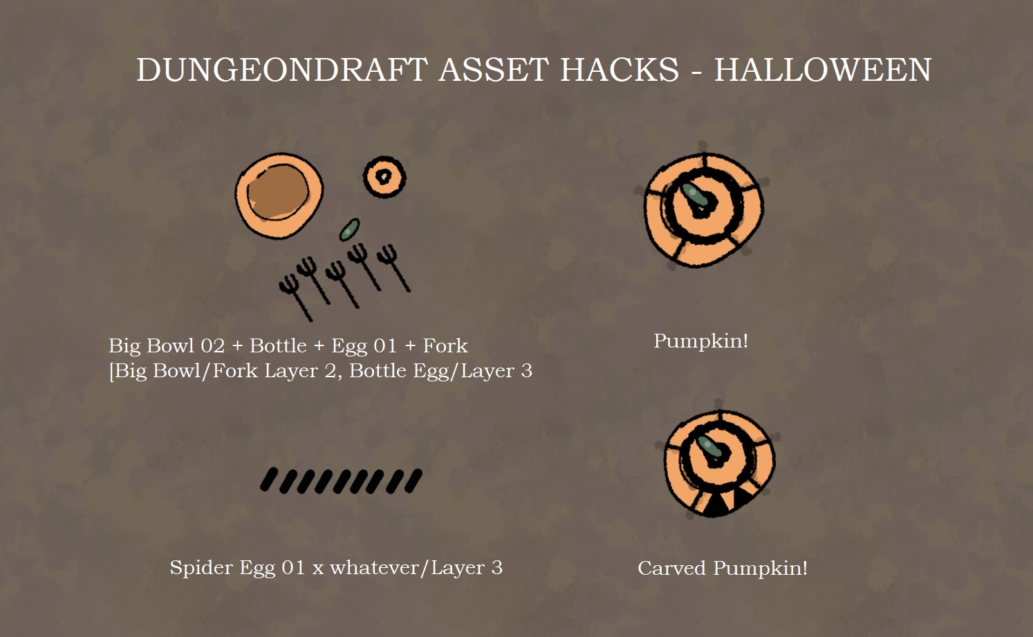 Dungeondraft Asset Hack - Pumpkins & Jack-O-Lanterns! | Scrolller