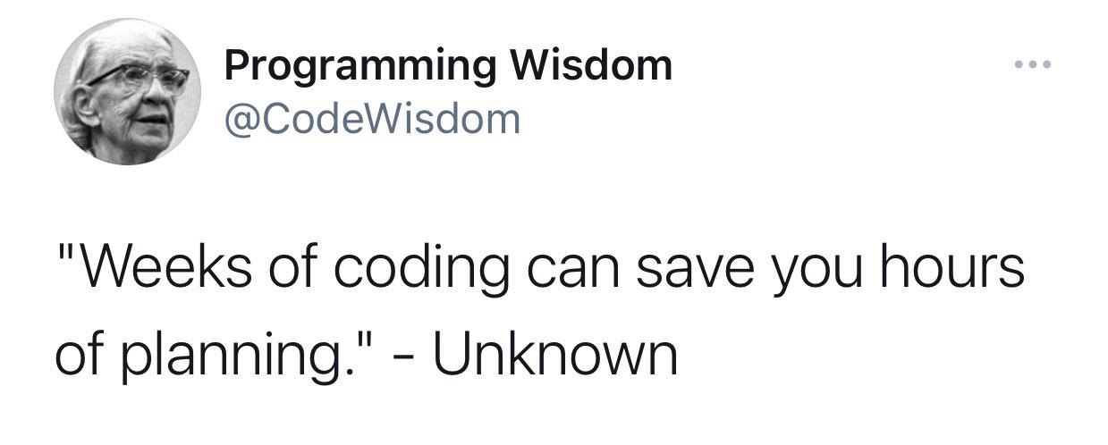 Weeks of debugging can save your team hours of code review! | Scrolller