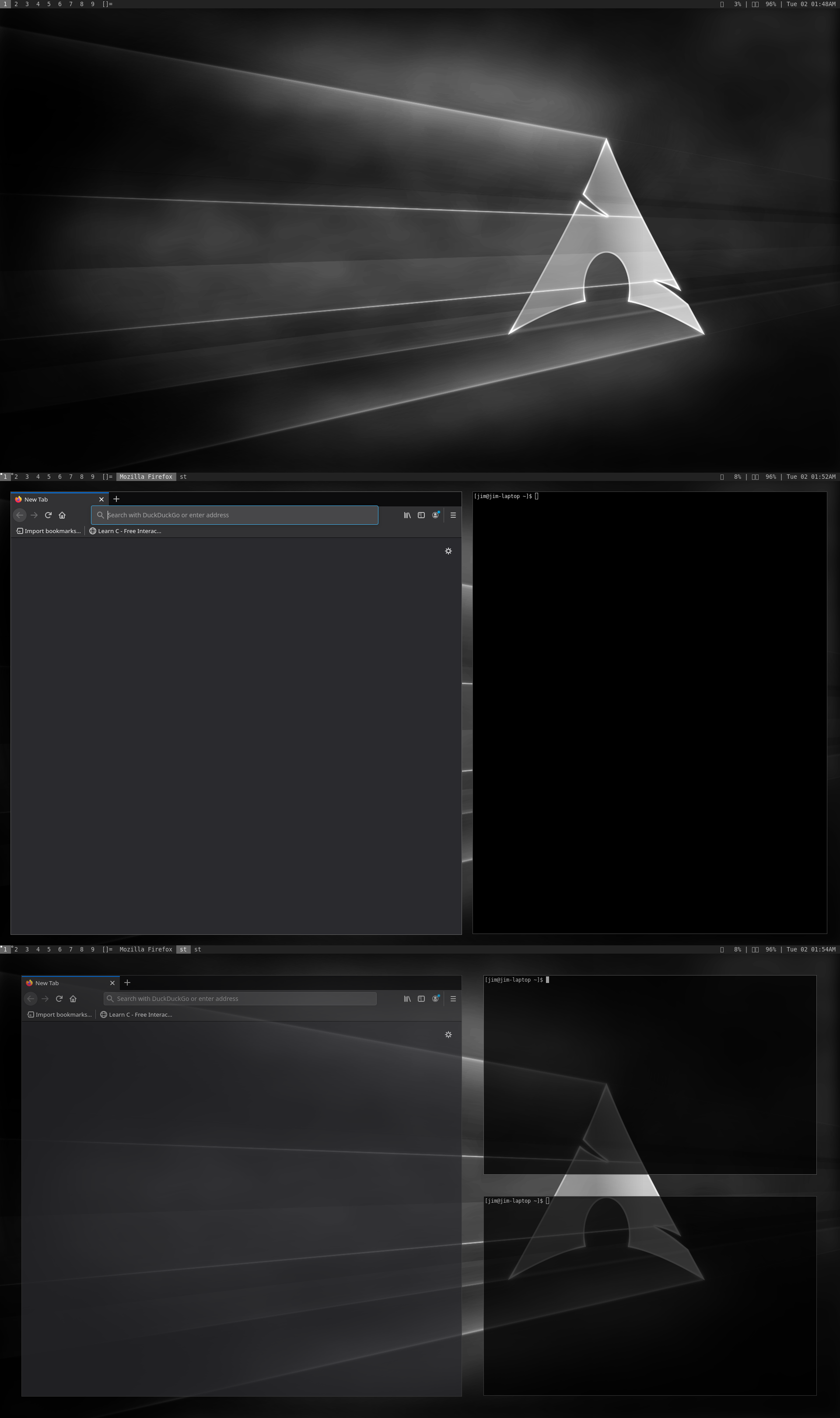 [dwm] Name a more BTW setup | Scrolller
