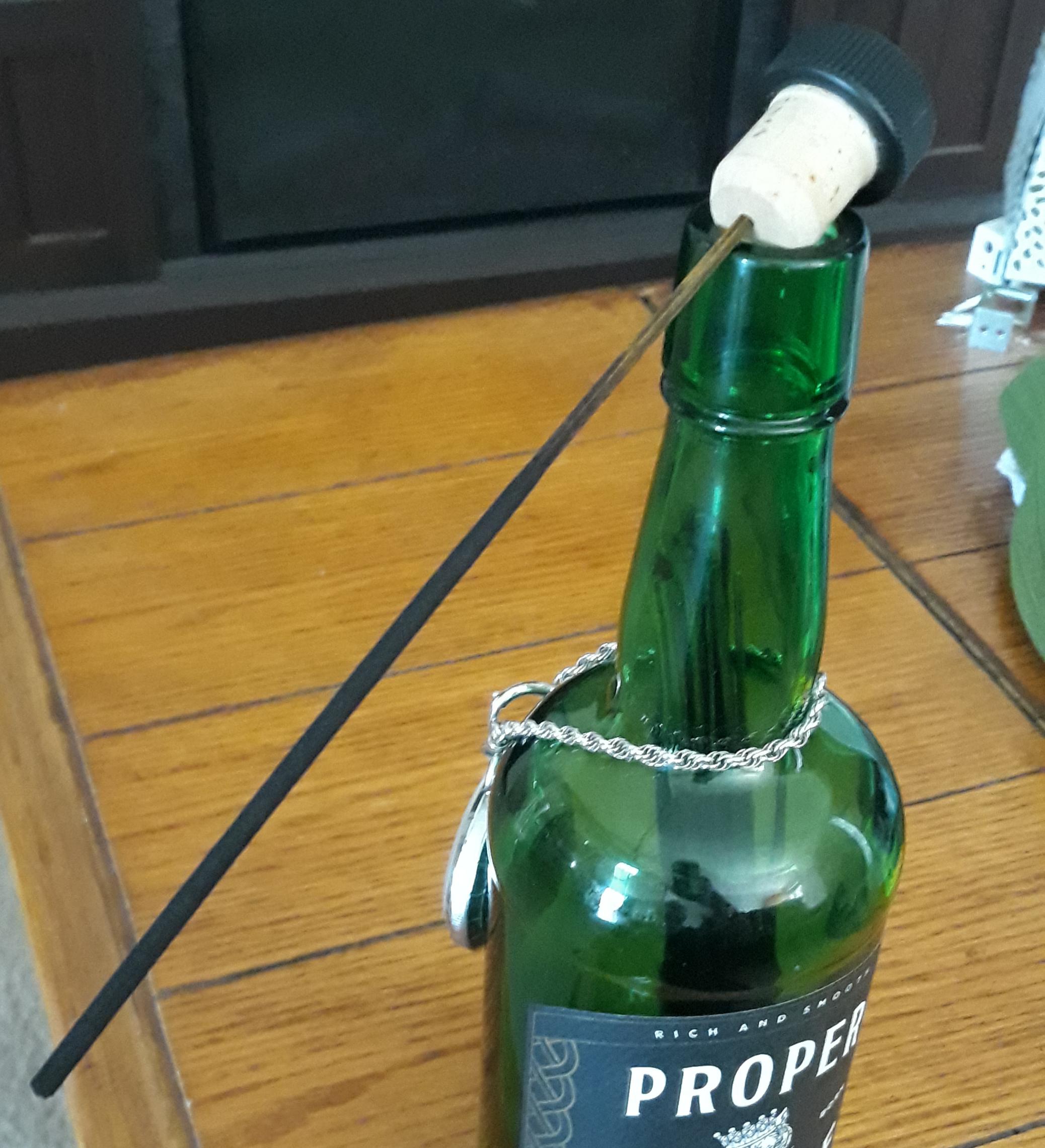 Easy DIY incense burner from whiskey bottle | Scrolller