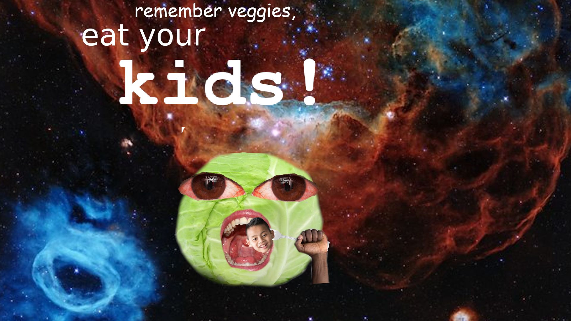eat your kids, veggies! | Scrolller