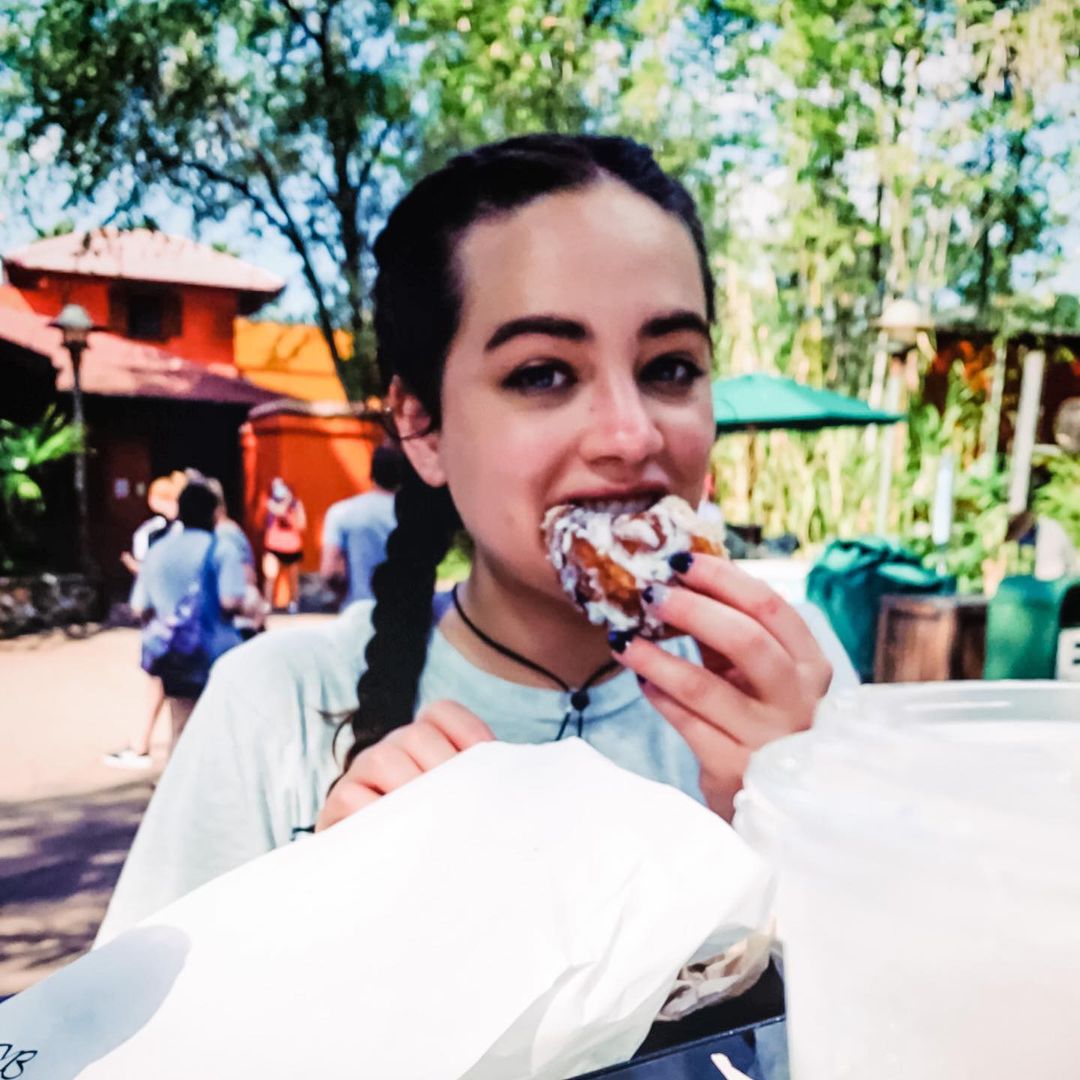 Eating I think a cinnamon bun | Scrolller