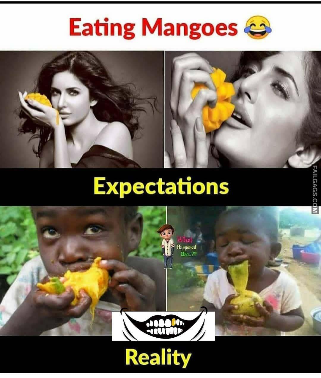 Eating Mangoes funny memes | Scrolller